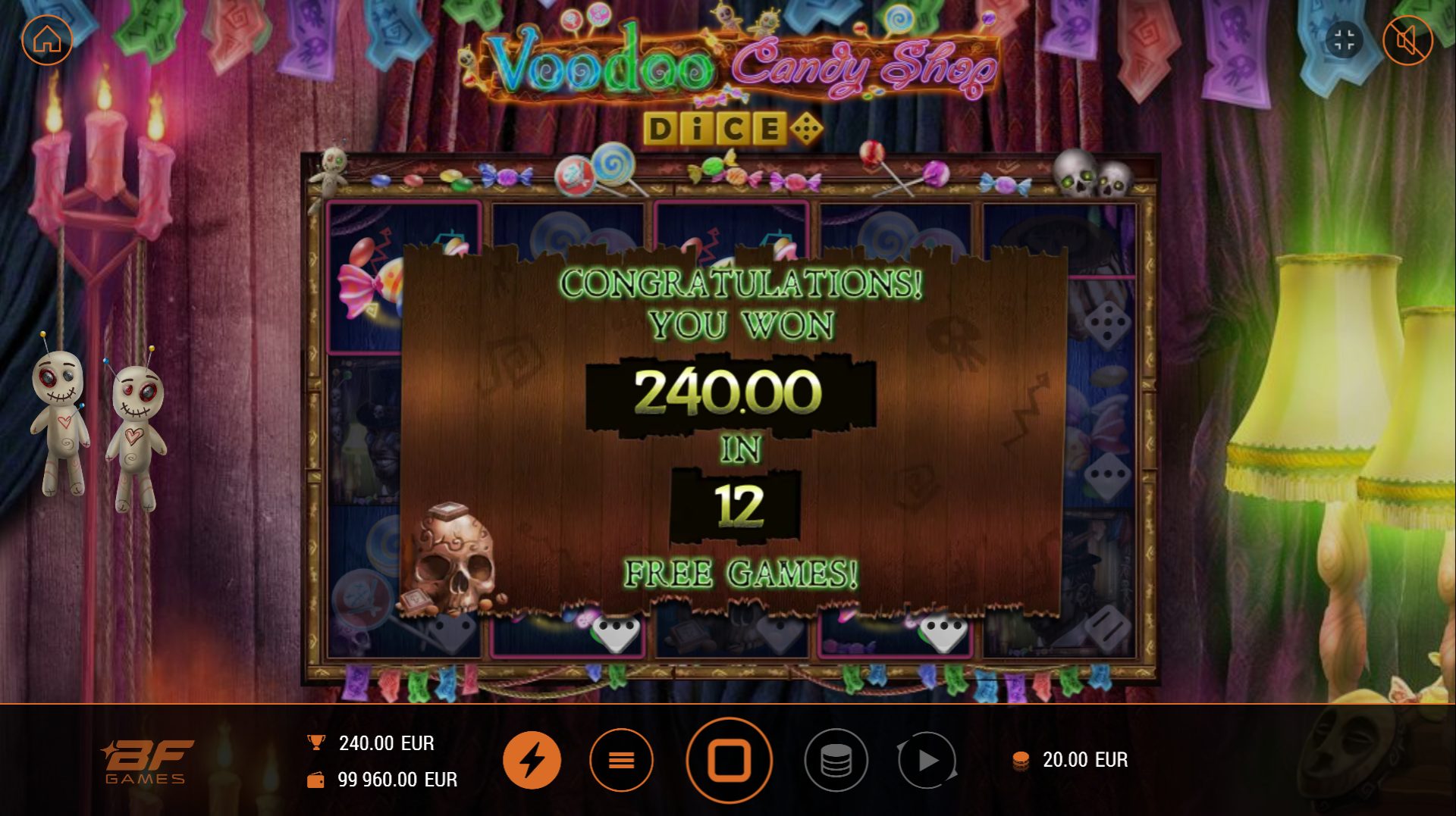 Voodoo Candy Shop Dice - BF Games