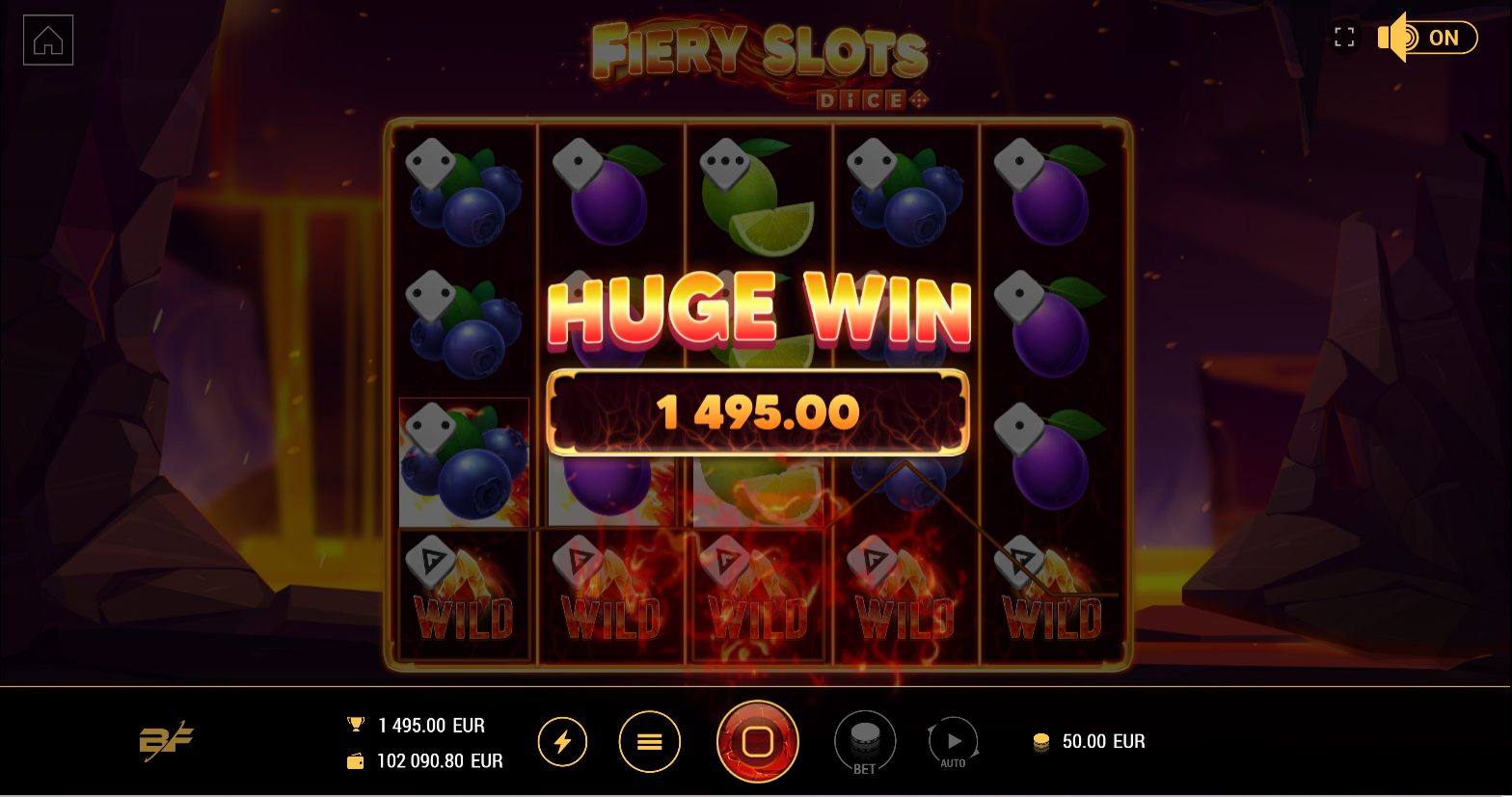 Fiery Slots Dice - BF Games