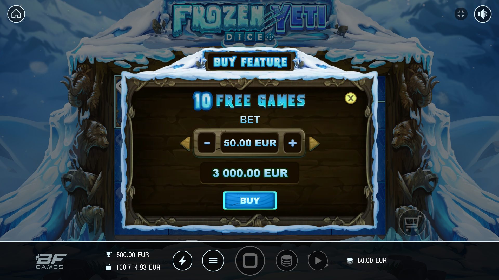 Frozen Yeti Dice - BF Games