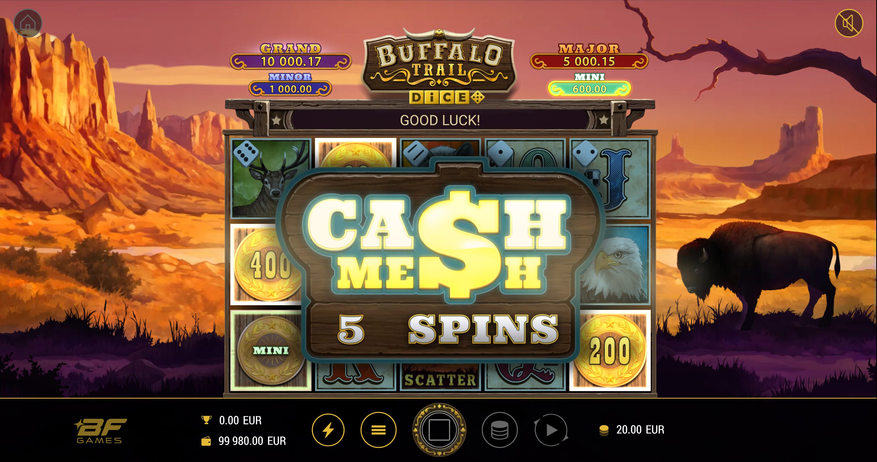 Buffalo Trail Dice - BF Games