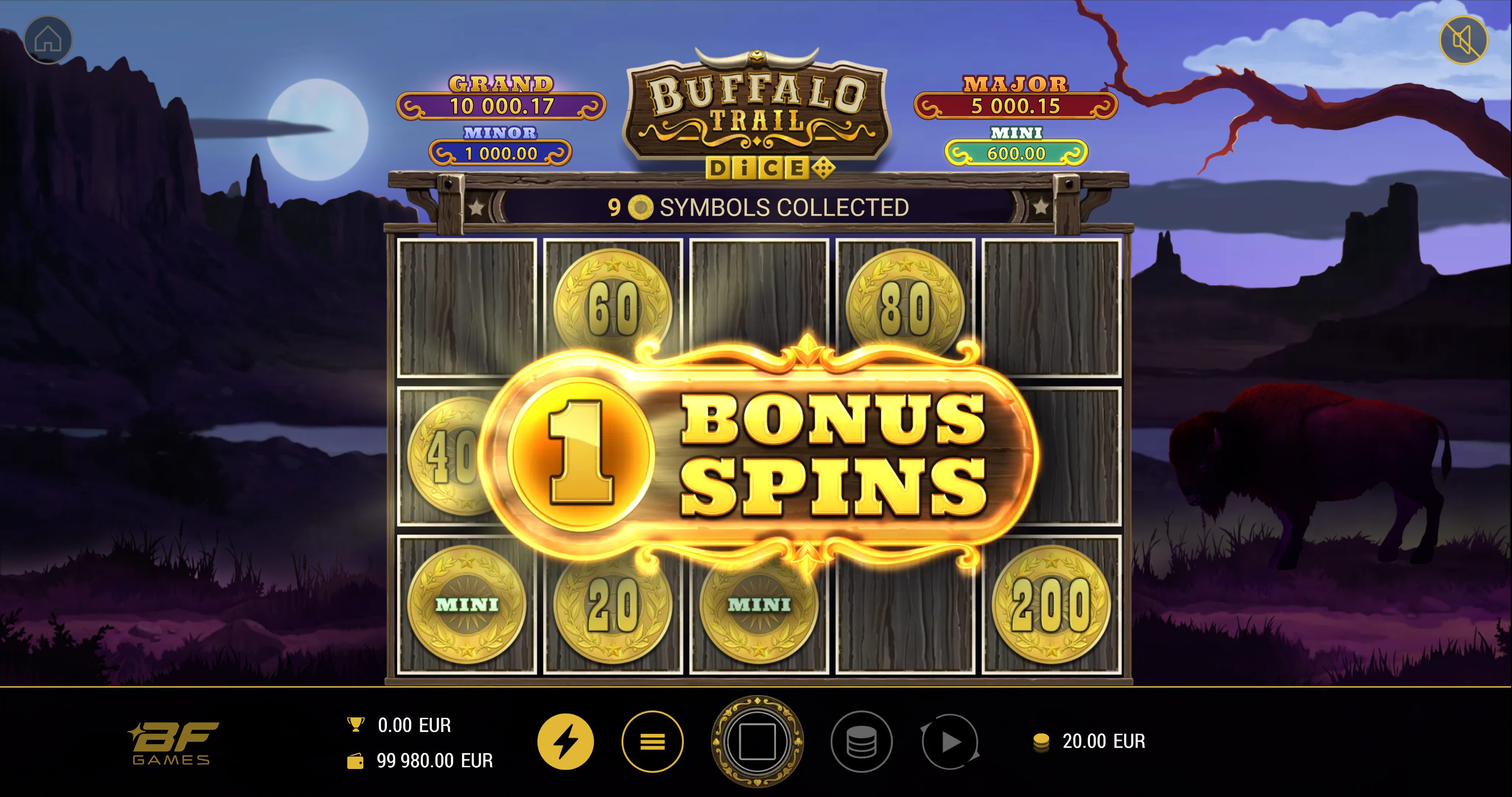 Buffalo Trail Dice - BF Games