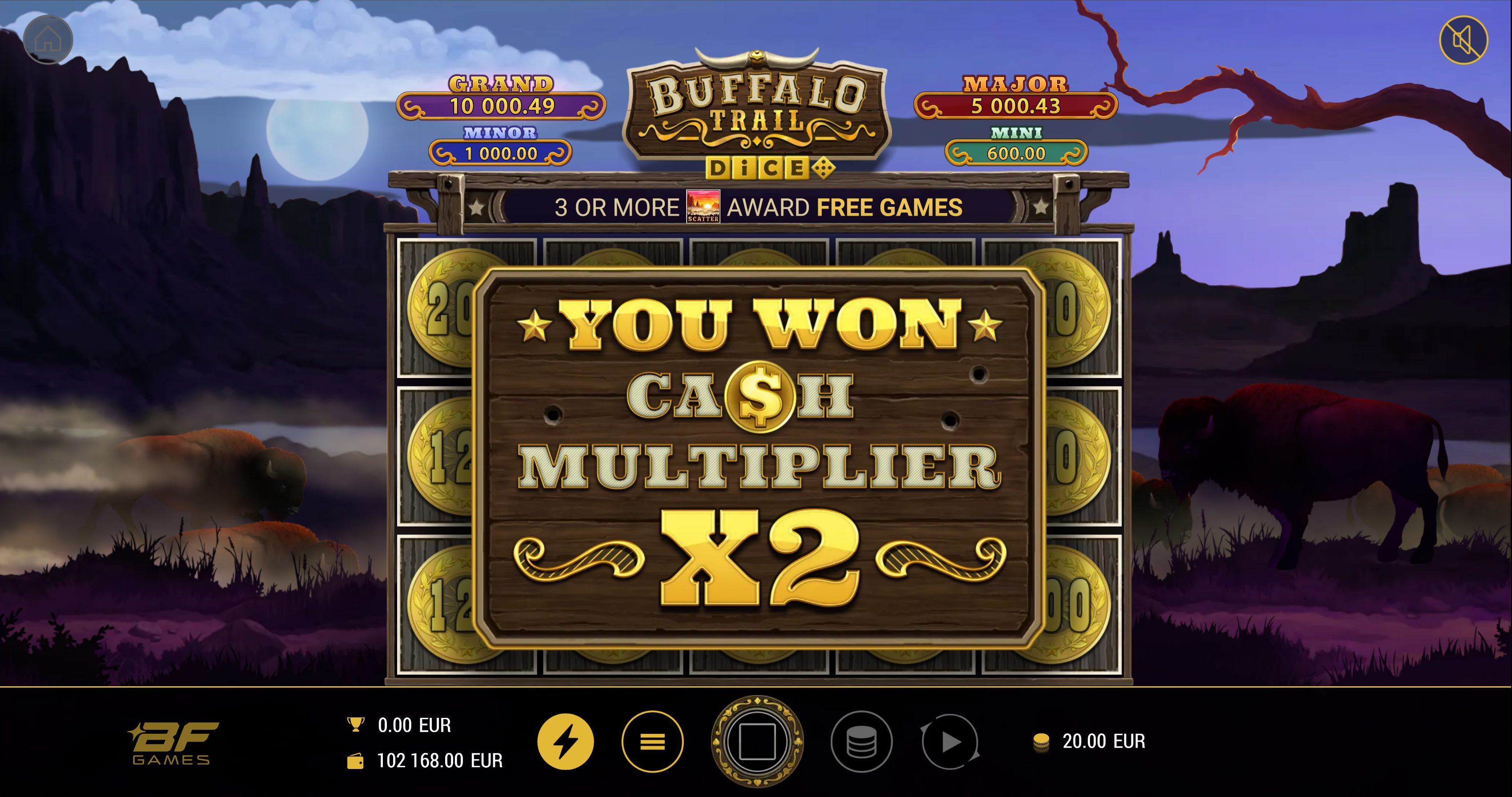 Buffalo Trail Dice - BF Games
